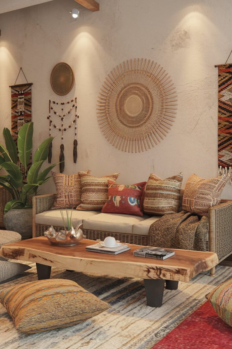 30 Stunning Boho Living Room Ideas to Transform Your Space with Global ...