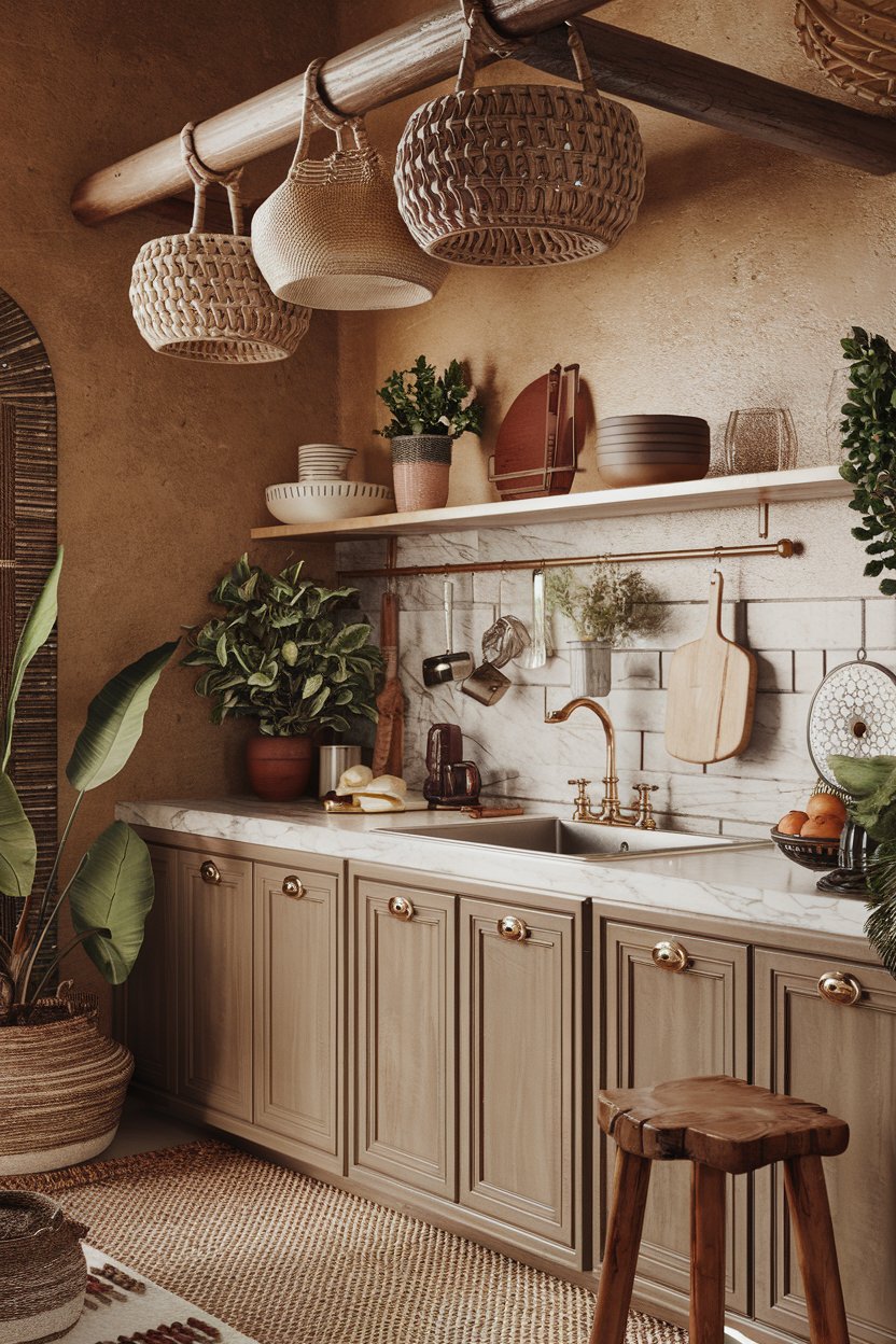 30 Boho Kitchen Ideas That Blend Free-Spirited Style with Everyday ...