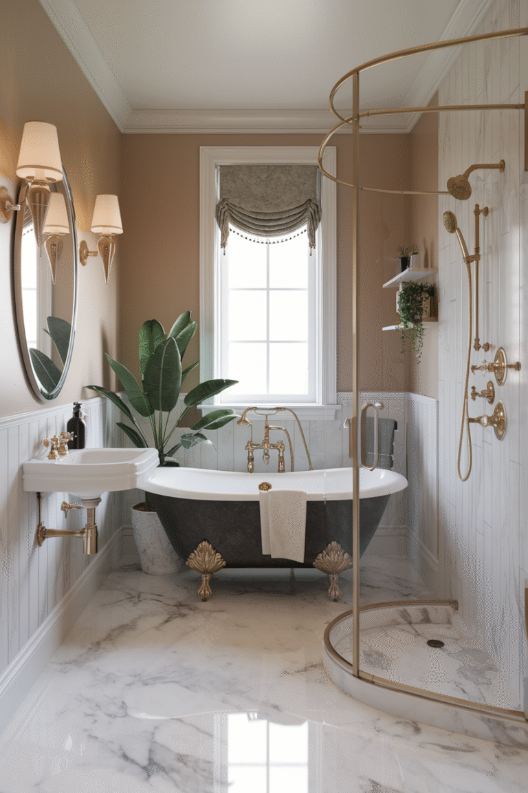 30 Brilliant Small Full Bathroom Ideas to Maximize Style and Space ...