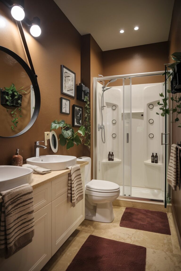 30 Brilliant Small Full Bathroom Ideas to Maximize Style and Space ...