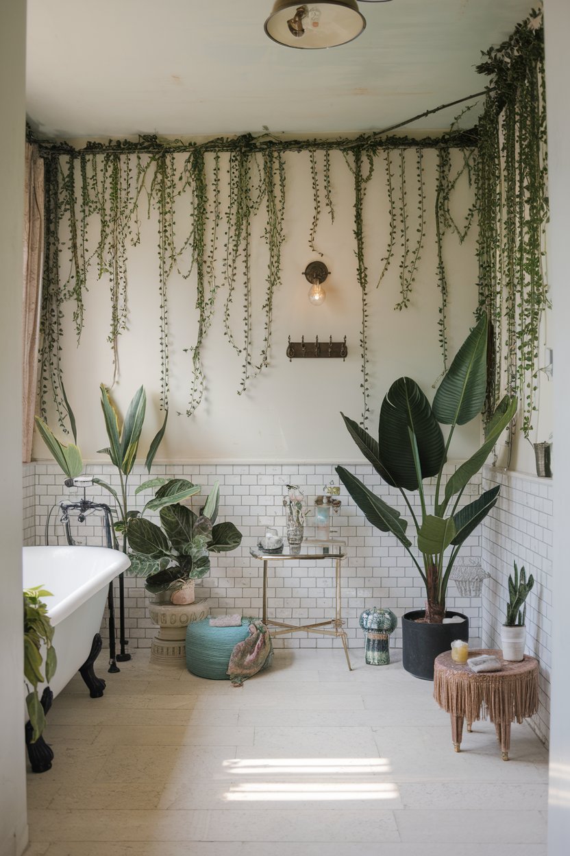 30 Stunning Boho Bathroom Ideas to Transform Your Space with Effortless ...