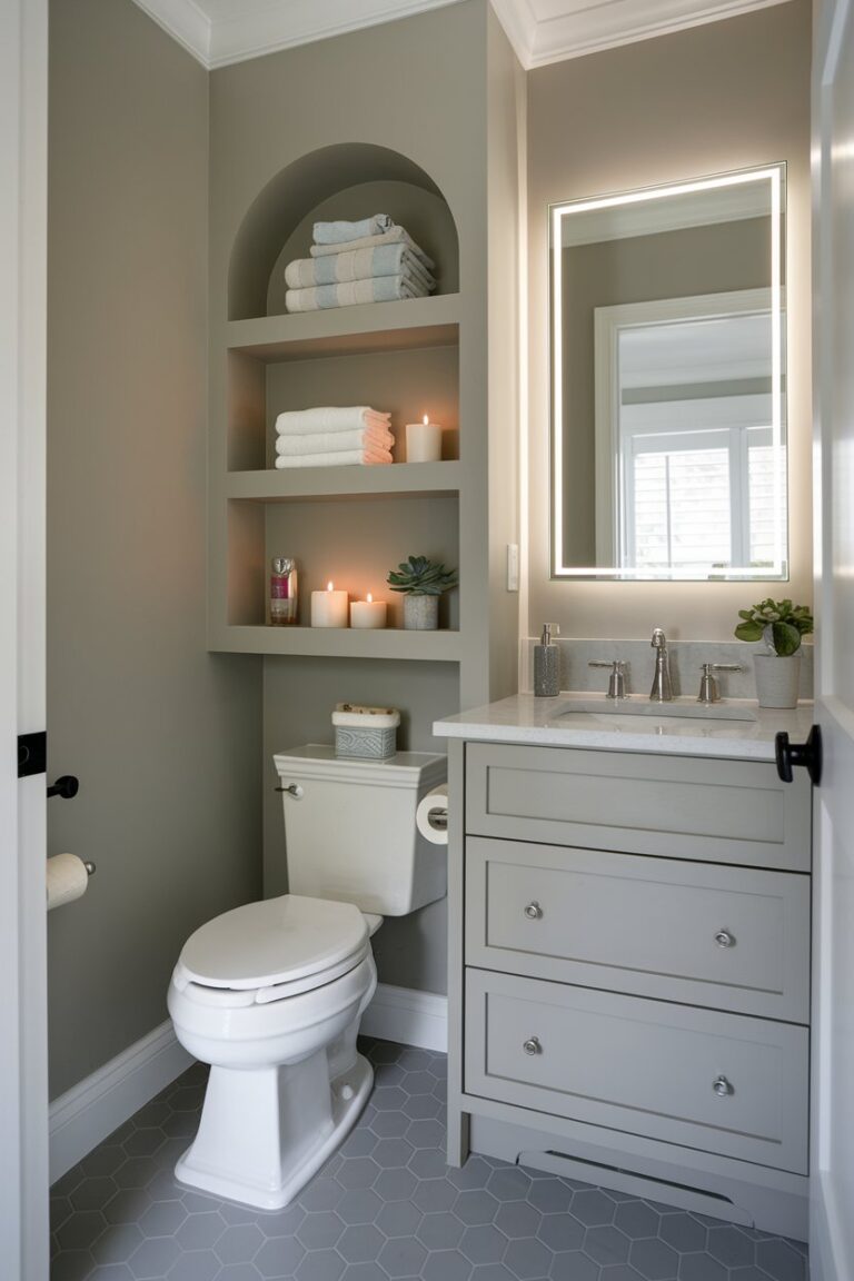 30 Gorgeous Half Bathroom Ideas That Make a Big Impression - Urban Home ...