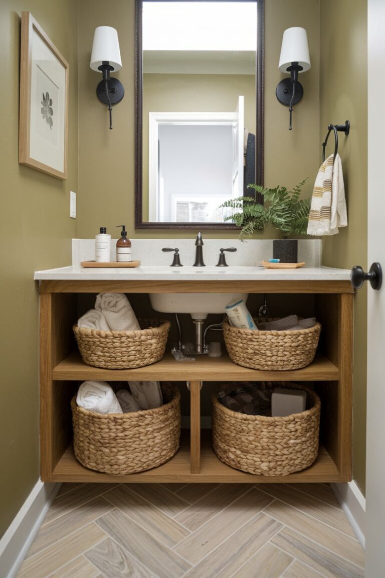 30 Gorgeous Half Bathroom Ideas That Make a Big Impression - Urban Home ...