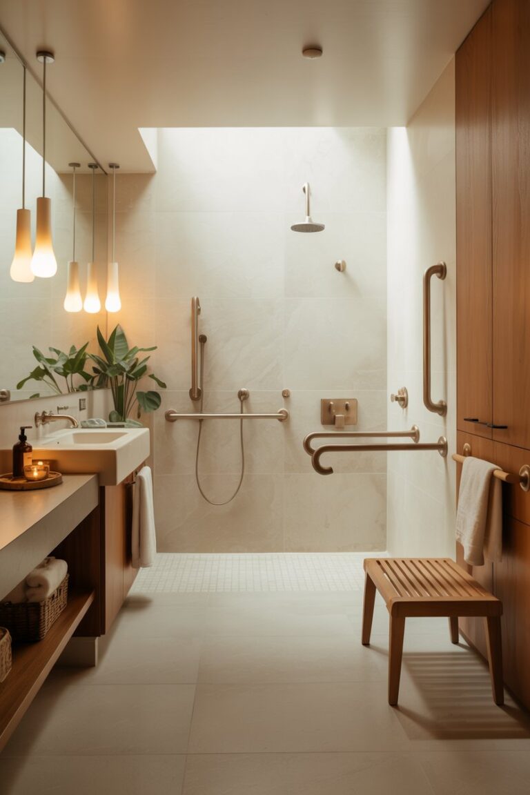 30 Handicapped Bathroom Ideas That Combine Safety with Style - Urban ...