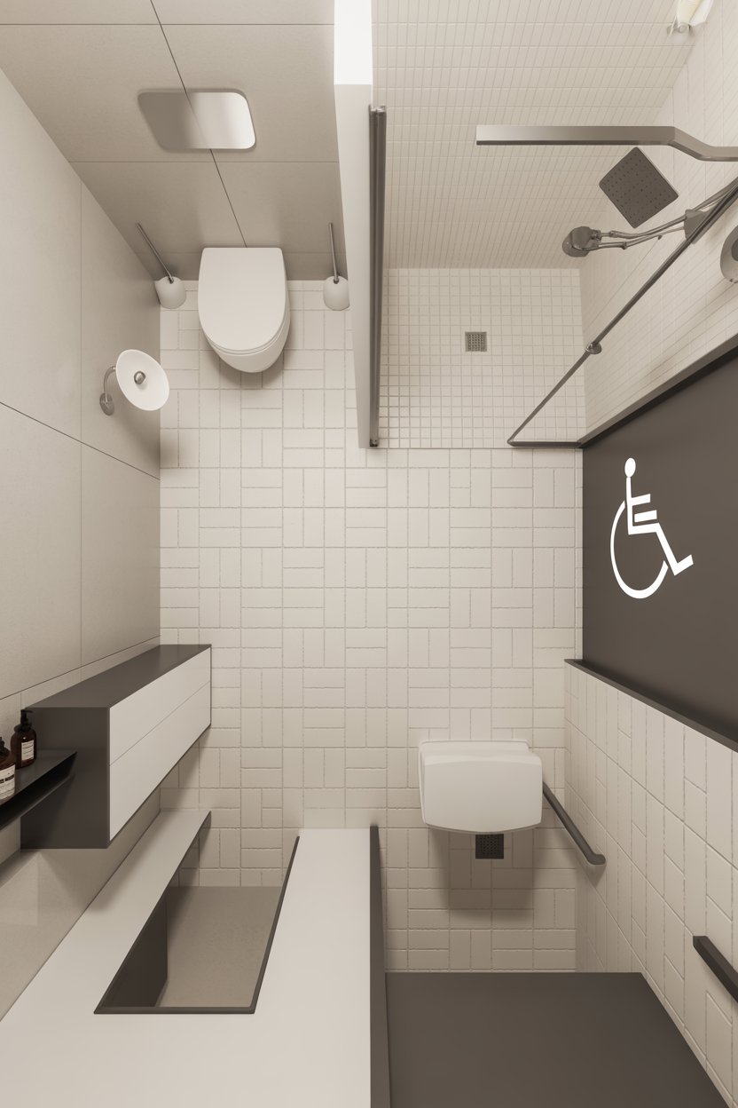 30 Handicapped Bathroom Ideas That Combine Safety with Style - Urban ...
