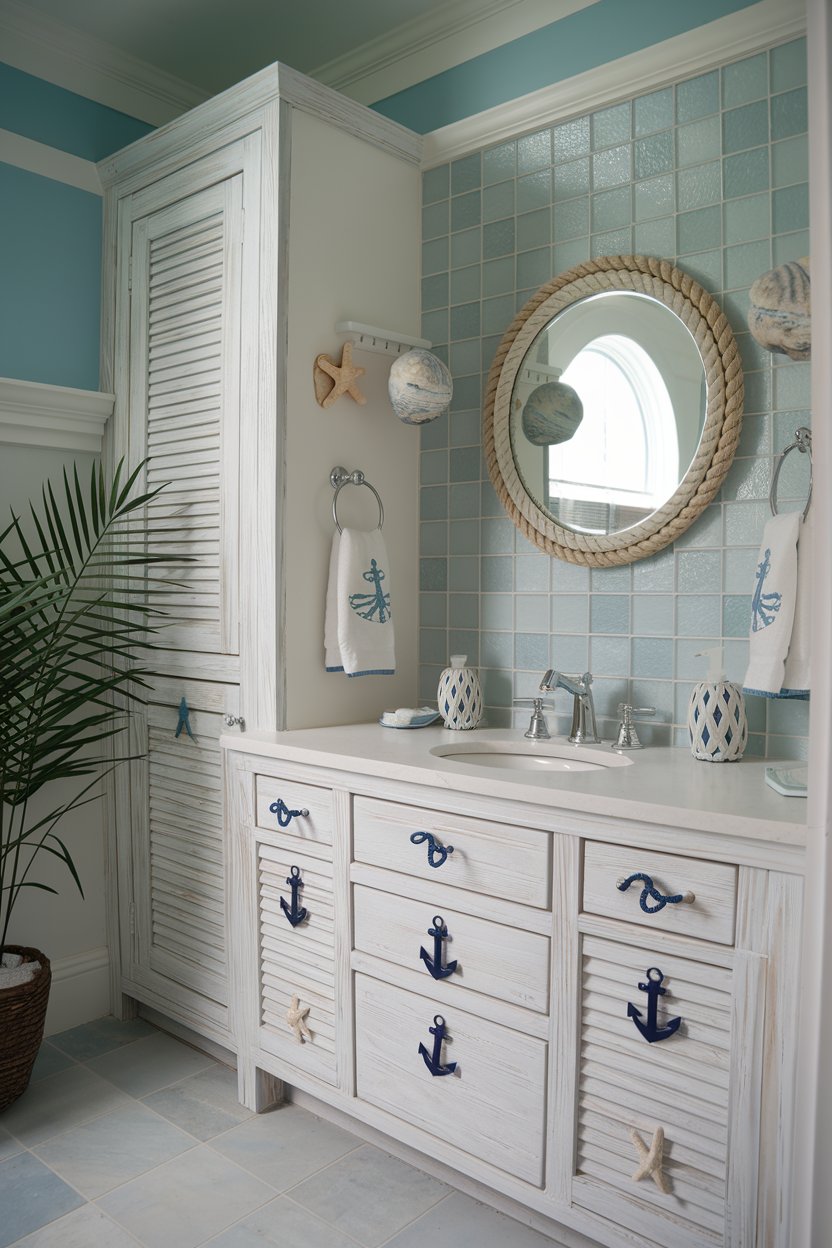 30 Beach Bathroom Ideas to Bring Coastal Bliss In Your Home - Urban ...